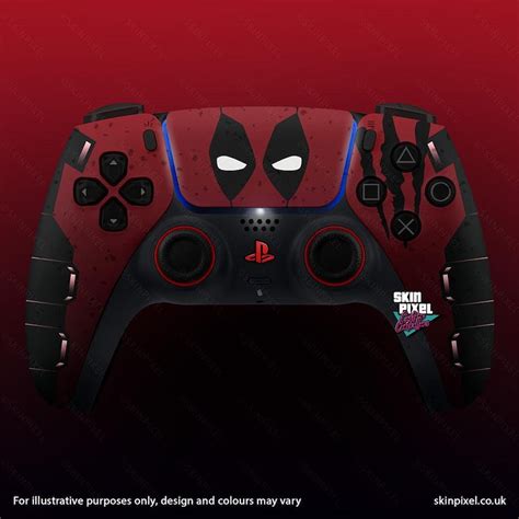 Deadpool Ps5 Controller Etsy