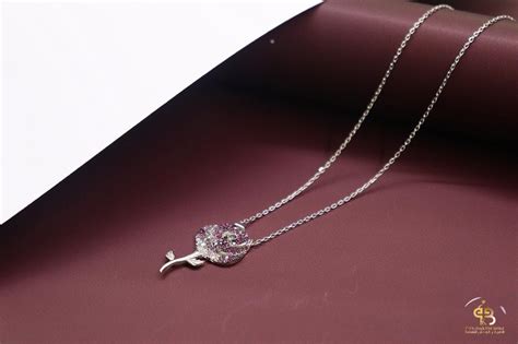 سنسال وردة الجوري الاميرة والوحش للفضة