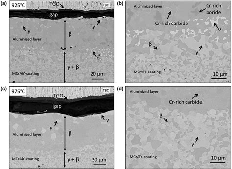 Sembse Images Showing Cross Sections Of Eb Pvd Tbc System With