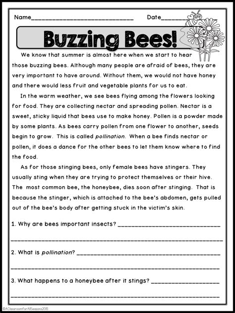 Reading Comprehension Grade 9