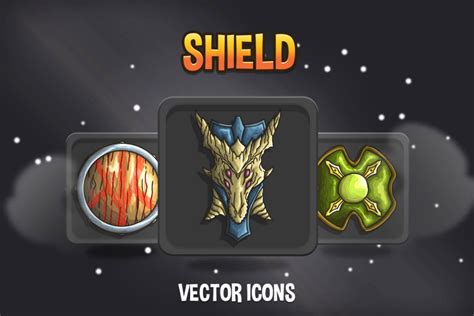 48 Shield Rpg Icons Download