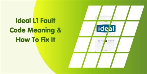 Ideal L Fault Code Meaning How To Fix It