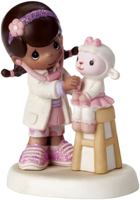 Precious Moments Disney Doc Mcstuffin With Lamb Figurine