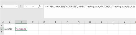 Excel Hyperlink And Vlookup Stack Overflow