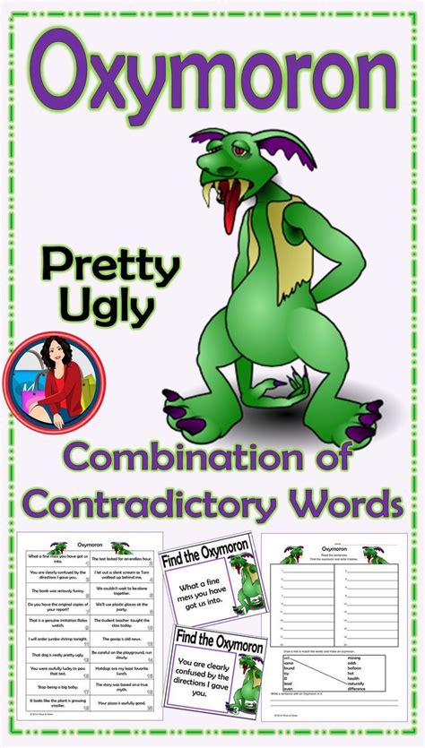 Oxymoron Figurative Language Figurative Language Figurative Language Activity Figurative