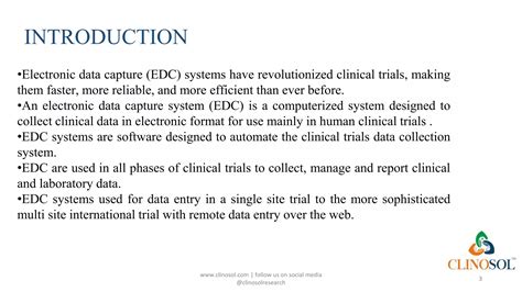 Innovations In Electronic Data Capture Edc Systems For Clinical Trials Pptx Databases