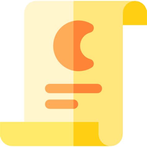 Scroll Basic Rounded Flat Icon