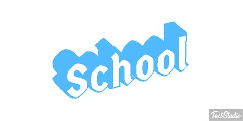 School Word Animated  Logo Designs