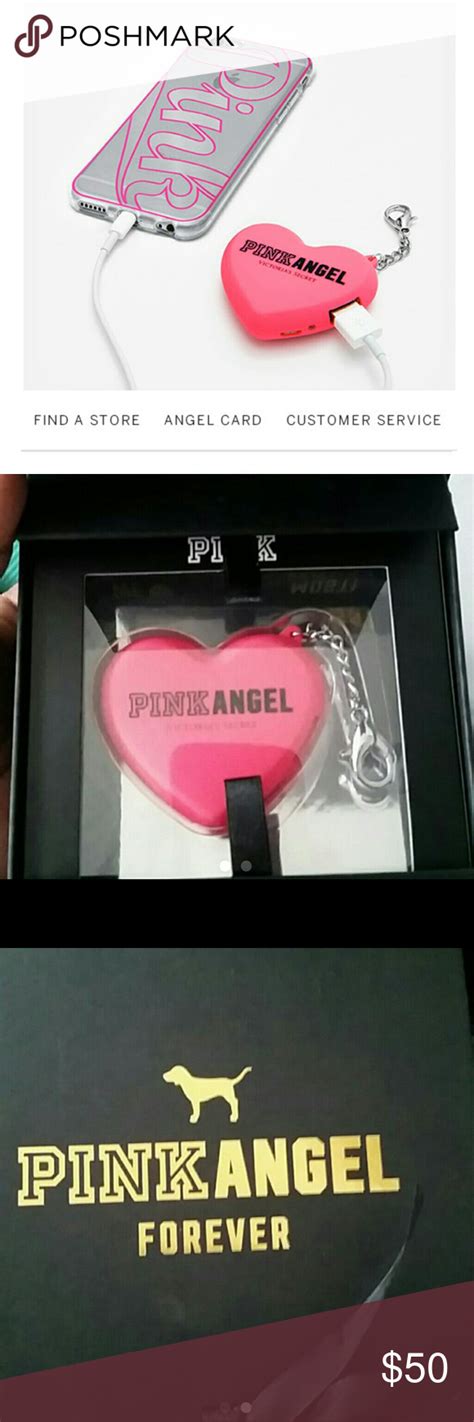Stylish Pink Phone Charger With Exclusive Key Chain