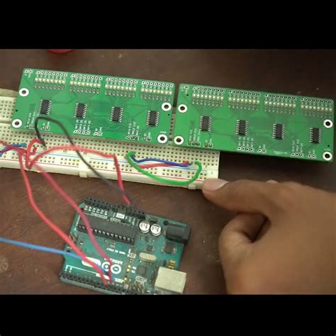 cascading 74595 shift register module shift register system using 74595 youtube