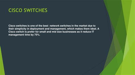 PPT Cisco Switches PowerPoint Presentation Free Download ID 12150906