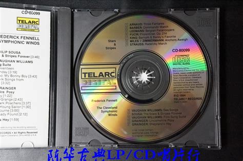 【松下刻字】telarc 《星条旗永不落等爆棚进行曲》 芬内尔 古典发烧cd唱片 古典lp、cd唱片行 音响贵族网