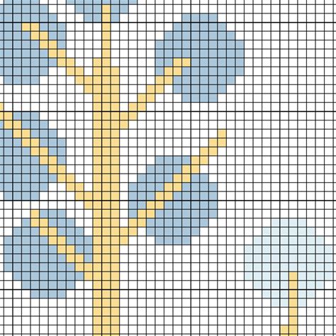 Cute Trees Cross Stitch Pattern Daily Cross Stitch