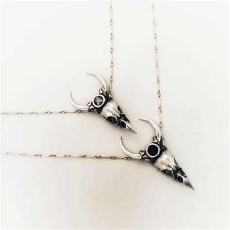 Moon Sparrow Pendant Bird Skull Sparrow Bird Bones Etsy