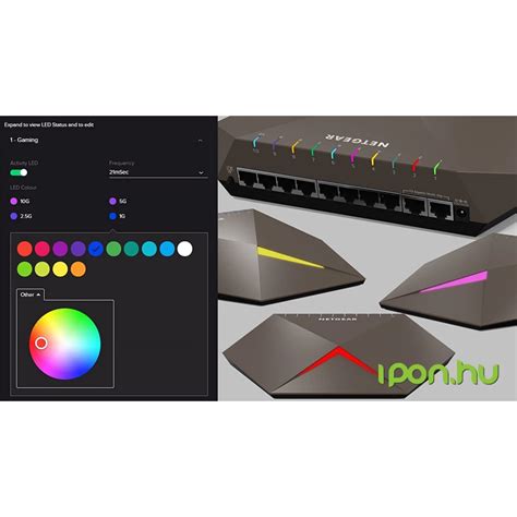 NETGEAR GS810EMX Nighthawk SX10 Gaming 10 Gigabit Multi Gigabit Switch IPon Hardware And
