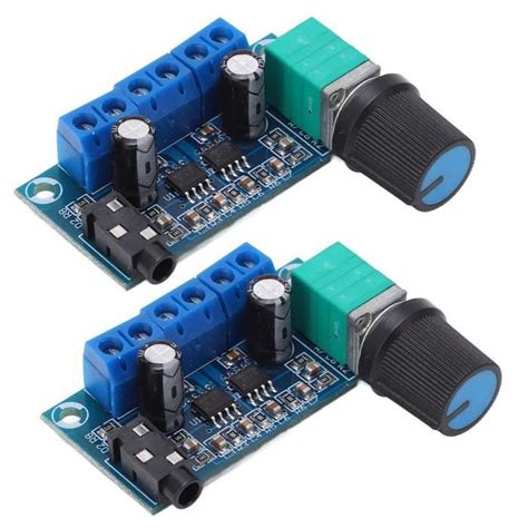 Duokon Module Amplificateur Double Canal Pi Ces Module Double Canal Hi Fi R Glable Carte