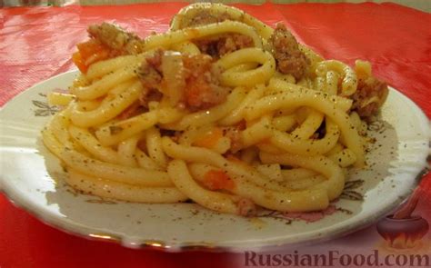 Спагетти с фаршем, рецепты на RussianFood.com: 71 рецепт спагетти с фаршем