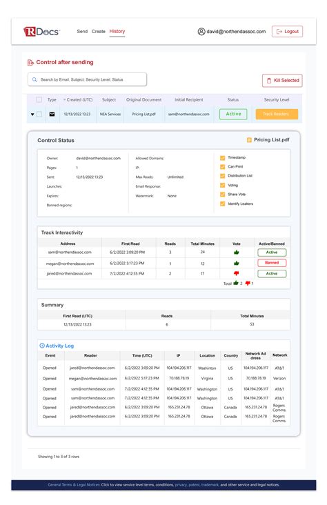 Rdocs Gives You This Power To Kill A Document That You Feel Someone May Have Sent In Error