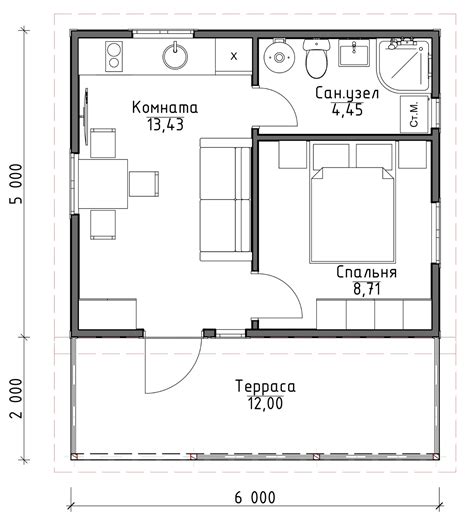 ДОМ ОДНОЭТАЖНЫЙ 7х6 Строительство домов под ключ Компания Южный Дом В Ростове на Дону и