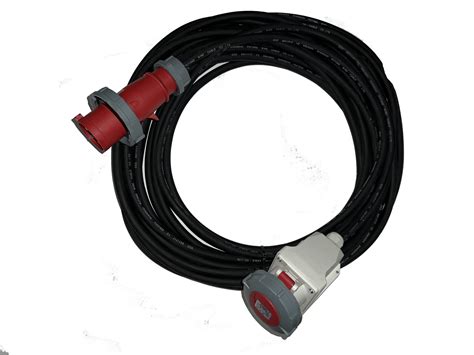Reefer Extension Cable 20mtr With Container Socket And Plug 32a 4p 3h