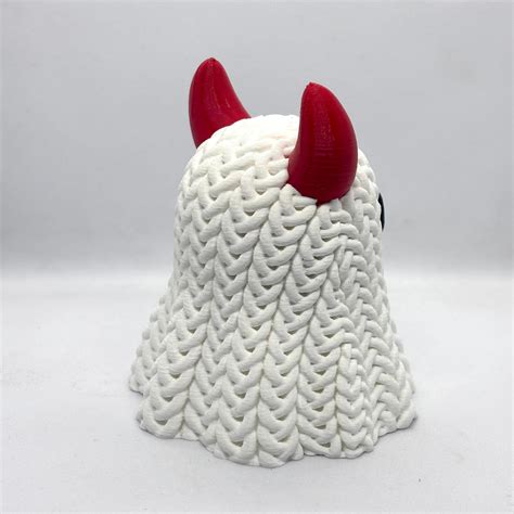 😈 Knitted Devil Ghost・ 3d File For 3d Printing・cults