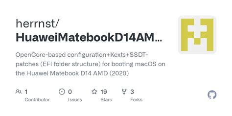 Github Herrnst Huaweimatebookd14amd Opencore Opencore Based