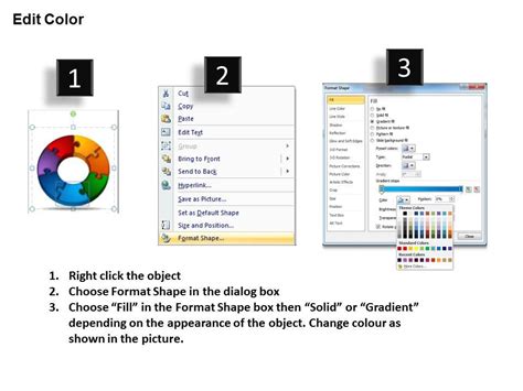 Components Circular Puzzle Process Presentation Graphics