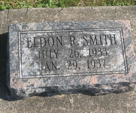 Eldon R Smith 1933 1937 Find A Grave Memorial