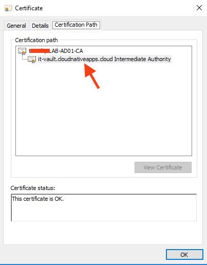 HashiCorp Vault Intermediate CA Setup With Cert Manager And Microsoft Root CA Cloud Native Apps