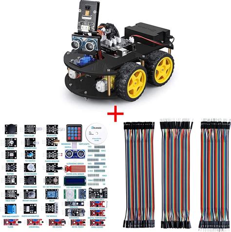 elegoo uno r3 project smart robot car kit v4 0 upgraded 37 in 1 sensor modules kit