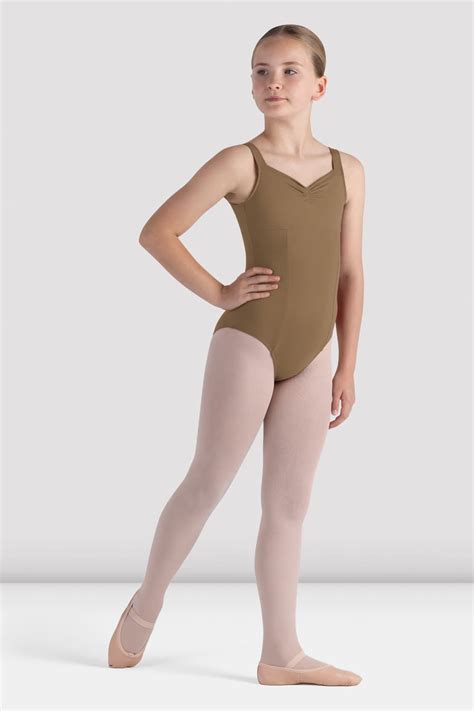 Girls Alice Tank Leotard Brown Bloch Dance Uk