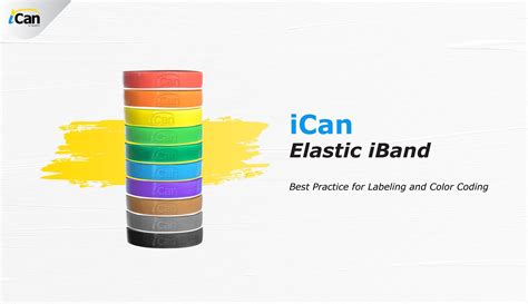 best practice for labeling and color coding elastic iband ican