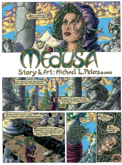 Medusa Page 2 In Michael Peterss Medusa Comic Art Gallery Room