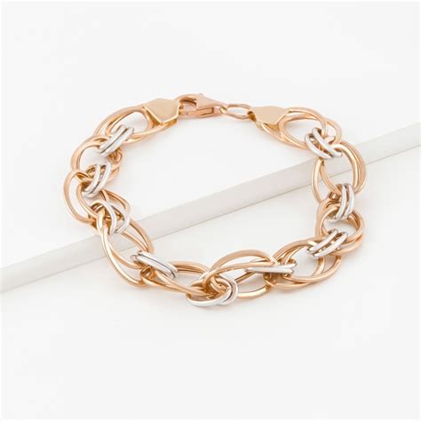 Браслет из комбинированного золота 000-339984 | Купить в рассрочку ...