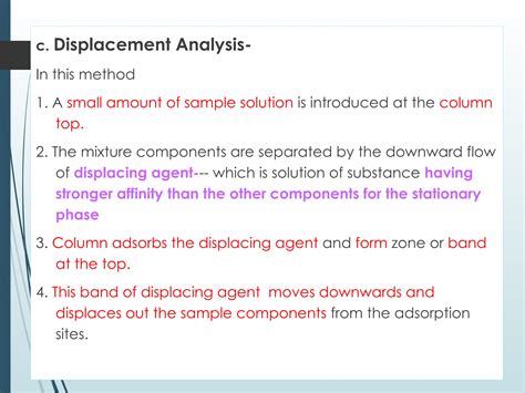 Adsorption And Partition Column Chromatographypptx Chemistry Science