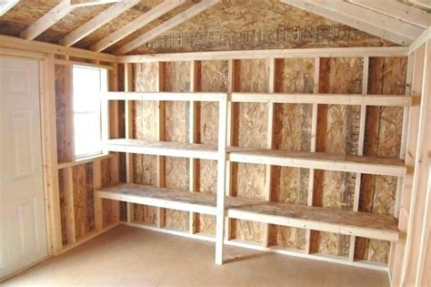 How To Build Storage Shelves In A Shed Or Garage
