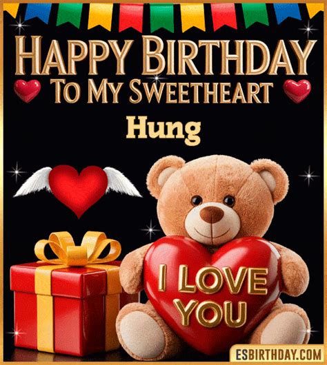 Happy Birthday Hung  🎂 Animated Images Wishes And Music 【27 S】