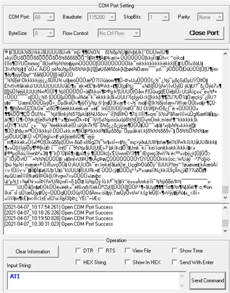 main uart shows corrupt characters bg95 evk lpwa module quectel