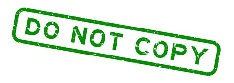 그런지 그린은 흰색 배경에 단어 사각형 고무 씰 스탬프를 복사하지 않습니다 경계 표지에 대한 스톡 벡터 아트 및 기타 이미지