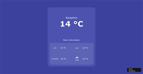 angular weather api codesandbox