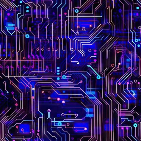 Premium Ai Image Abstract Technology Circuit Board Background Pattern