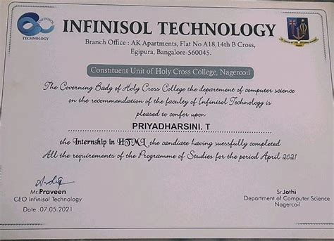 Priyadharsini T On Linkedin Webdevelopment Html Internship