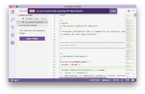 declare php 7 only compatibility · issue 13 · sandhje vscode phpmd