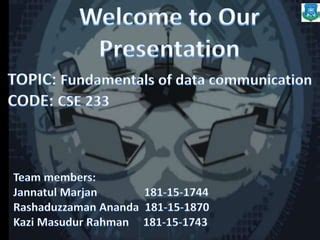 Data Communication PPT