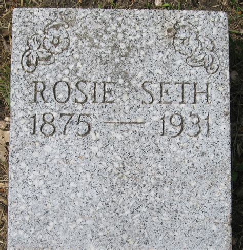 Emma Rosella “rosie” Cofield Seth 1875 1931 Mémorial Find A Grave