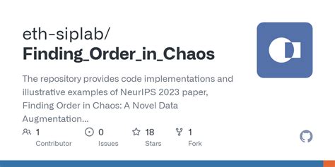 Github Eth Siplabfindingorderinchaos The Repository Provides
