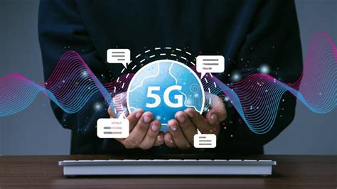 5g Network Concept High Speed Mobile Internet New Generation Networks