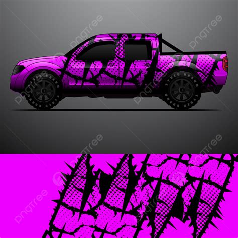 Truck Decal Graphic Wrap Vector Sticker Background Decal Png And
