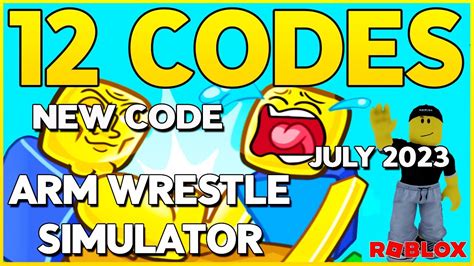 NEW CODE WORKING CODES For ARM WRESTLE SIMULATOR Roblox In July