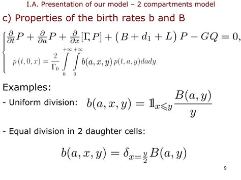 Ppt A Population Model Structured By Age And Molecular Content Of The